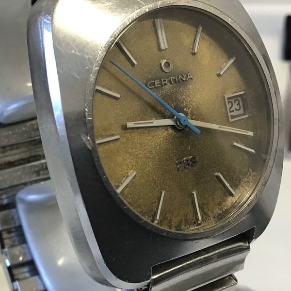Rare Certina 288 1970s Watch - Cal 25-681 Stainless steel 5801 810 GWO ...