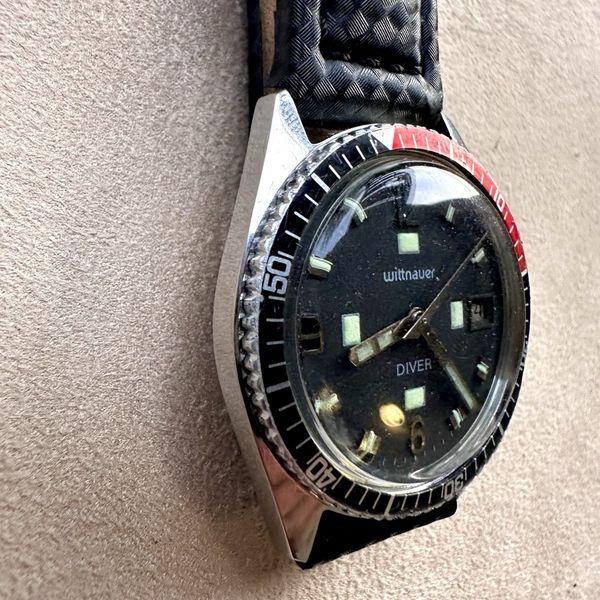 Rare Wittnauer Diver Ref. C11v1 Coke bezel Men's wrist watch ...