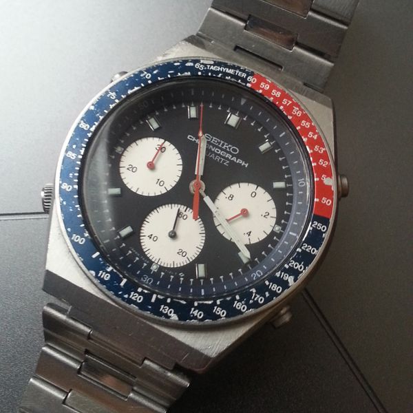 FS: SEIKO JDM 7A28-7100 Quartz Chronograph Pepsi, worldwide shipping ...