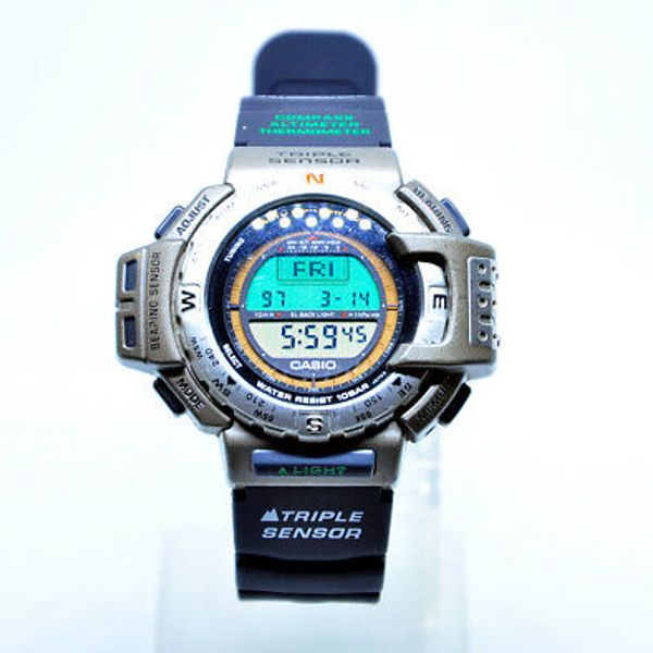 Rare / Vintage Casio Protrek PRT-40 Module 1470 Watch AS IS ...