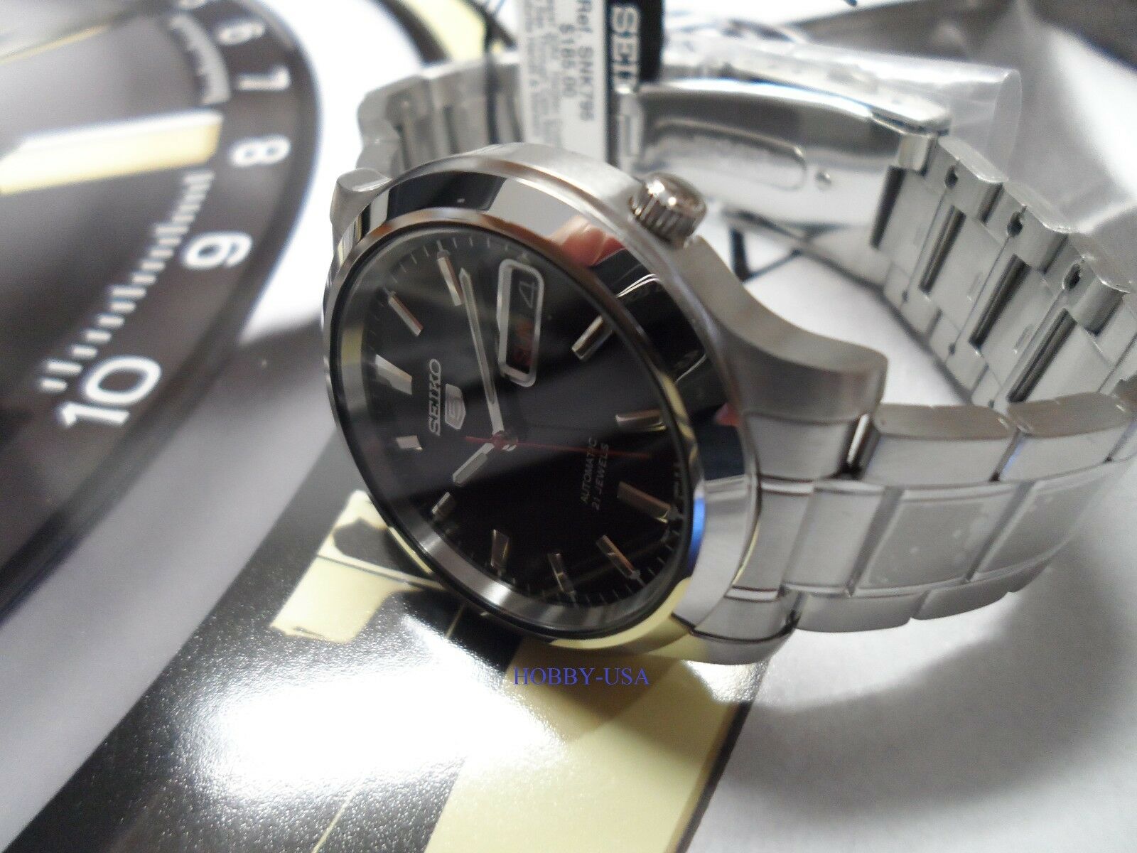 SEIKO 5 SNK795 Stainless Steel Black Dial SEIKO Automatic 2019 SNK795 ...