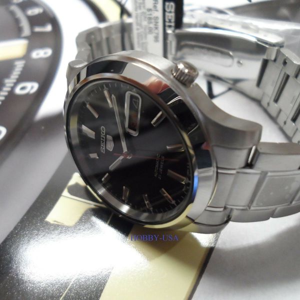 SEIKO 5 SNK795 Stainless Steel Black Dial SEIKO Automatic 2019 SNK795 ...