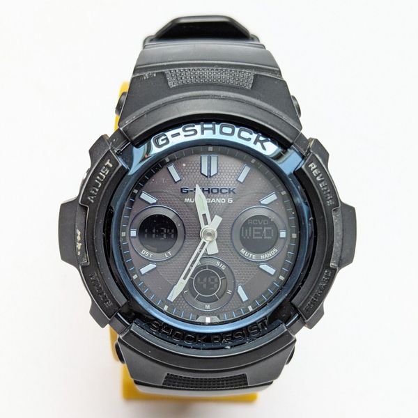 Casio G Shock AWG M100 1AER Radio Timekeeping Mens Solar powered Wrist ...