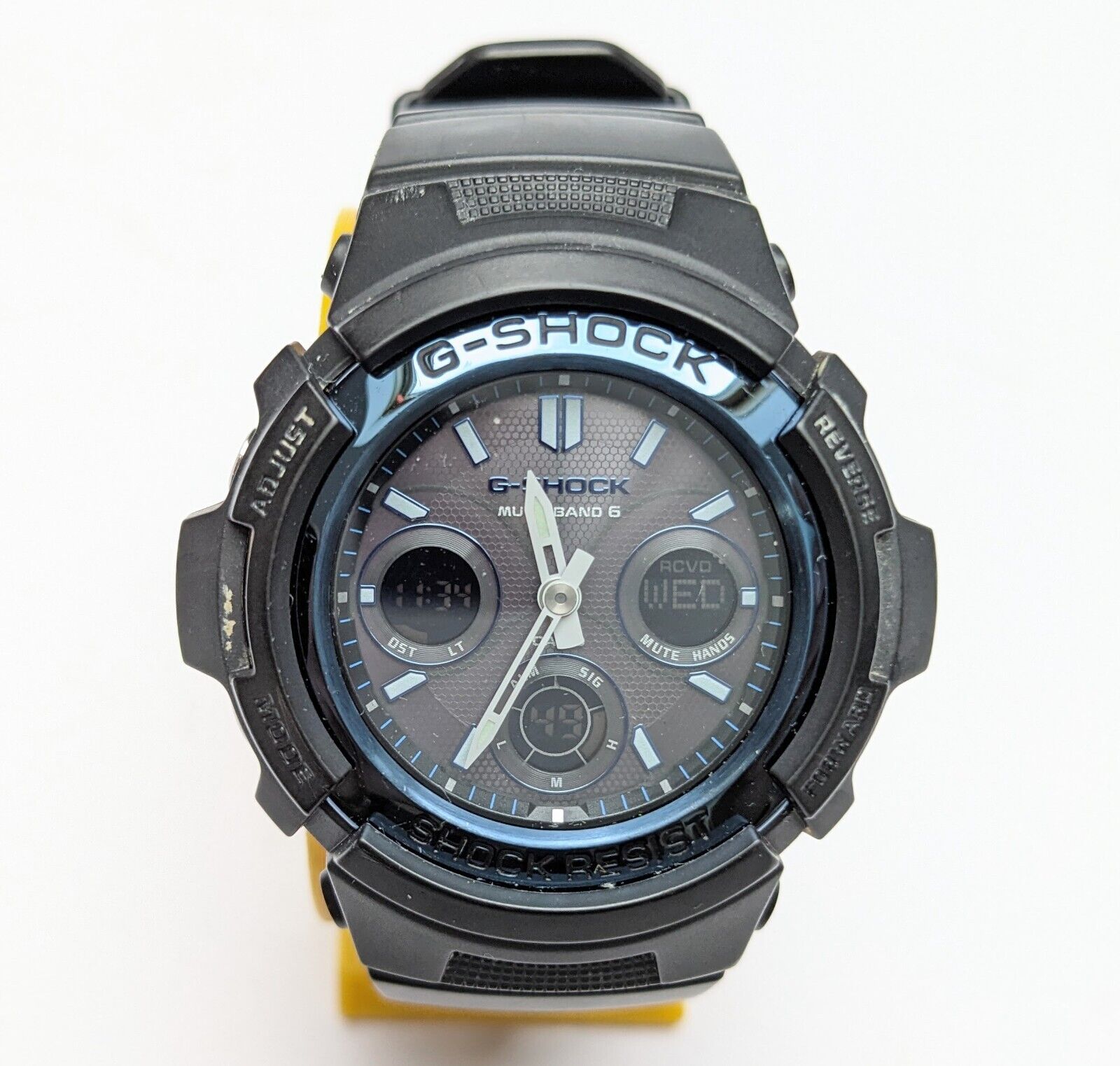 Casio G Shock AWG M100 1AER Radio Timekeeping Mens Solar powered Wrist ...