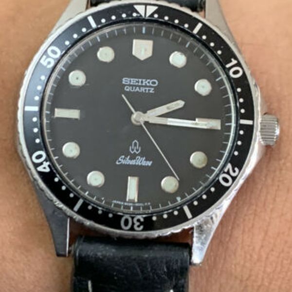 1980 Seiko Silver Wave Diver Style Vintage Quartz Watch 6030-6000 ...
