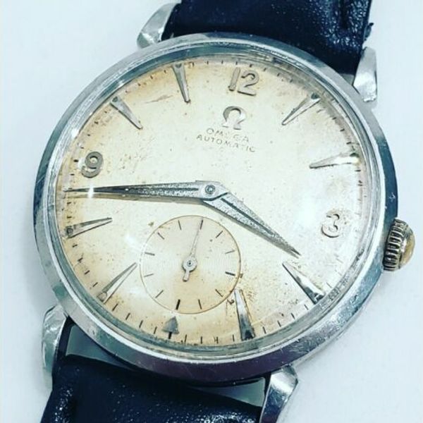 Vintage Omega Cal 344 Bumper Automatic Stainless Steel Ref H 2402 6 WW2 ...