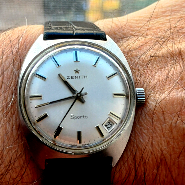 vintage zenith sporto watch | WatchCharts Marketplace