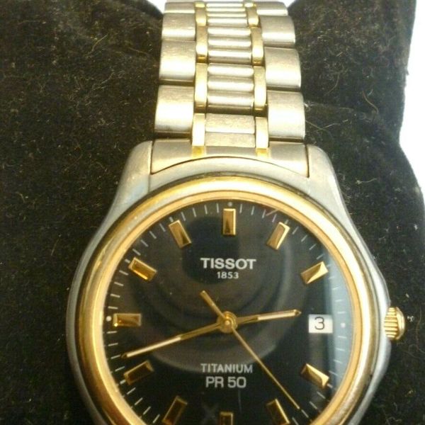 MENS VERY CLEAN TISSOT TITANIUM PR80 WATCH J176/276K | WatchCharts Marketplace