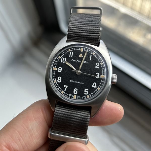 Hamilton 36mm khaki pilot pioneer H76419931 | WatchCharts Marketplace
