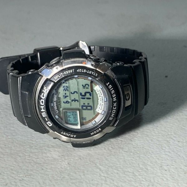 MENS CASIO G 7700 WORLD TIME TRAINER G SHOCK QUARTZ WATCH 3095 MODULE ...