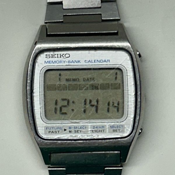 Seiko M354-5020 James Bond Moonraker Memory Bank Calendar Watch FOR ...