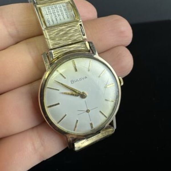 v19- Vintage Working Bulova M6 Gold Filled Menâ s Watch | WatchCharts ...