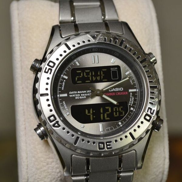 CASIO TIC-110 Timbercruiser wrist watch analog-digital rare 90s ...