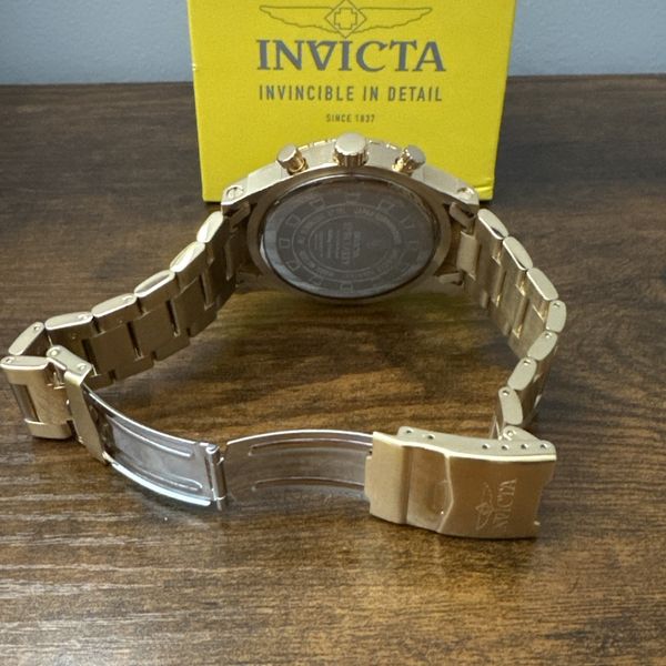 Invicta Specialty Men's Watch - 50mm, Gold 1270 Opened Box ...