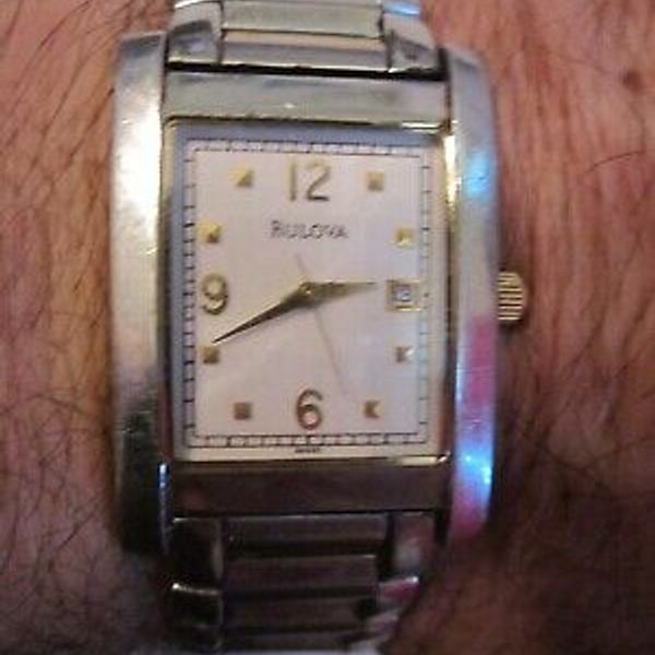 MENS' BULOVA TANK WATCH - STAINLESS STEEL - TUB GW | WatchCharts ...