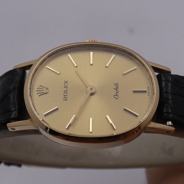 ROLEX ORCHID LADY 8Kt SOLID GOLD HAND WINDING JUST SERVICED YEAR 1981 ...