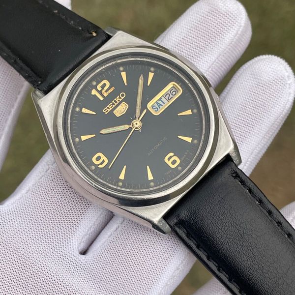 Vintage Seiko 5 Automatic Beautiful Dial Made in japan Mens watch 7009-8760 | WatchCharts ...