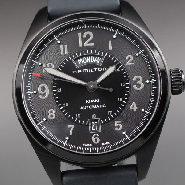 [Near MINT / Box Paper] Hamilton Khaki Field H70695735 Auto Day/Date ...