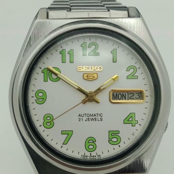 Vintage Seiko 5 7009-876A White Dial Day/Date Automatic Serviced ...