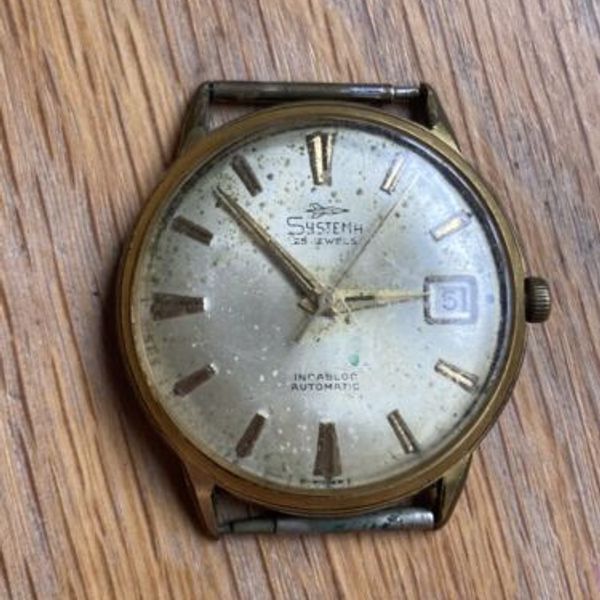 Vintage Mens Systema 25 Jewels Incabloc Automatic Mechanical Watch Swiss Made | WatchCharts ...