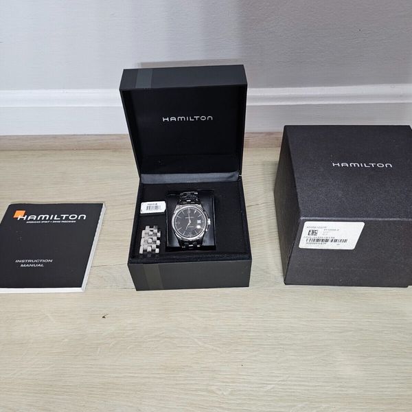 Hamilton Jazzmaster Viewmatic 40mm Black Watch - H32515135 w/ box ...