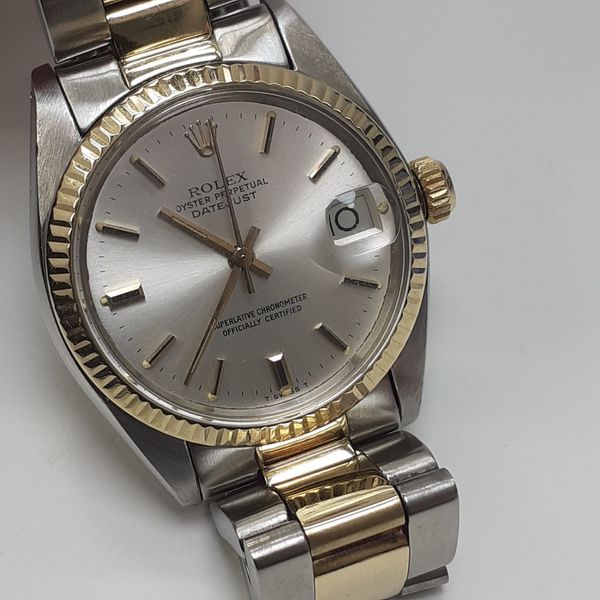 Rolex Datejust Midsize 31 mm Two Tone Oyster Automatic Watch 6927 Circa ...