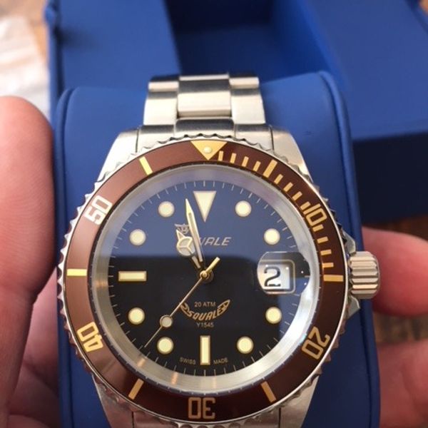 SOLD FSO: Squale 1545 "Root Beer" 20 Atmos | WatchCharts Marketplace