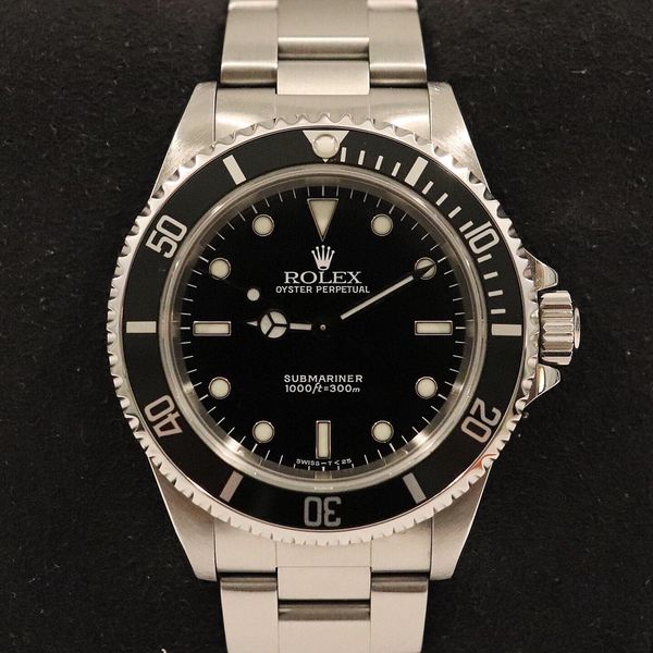 FS- Rolex 14060 U Serial Submariner No Date Rare Tritinova 2 Liner ...