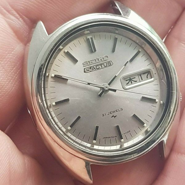 Seiko Actus 7019-7070 21 Jewels Mens Japan Automatic Vintage Watch parts repair | WatchCharts ...