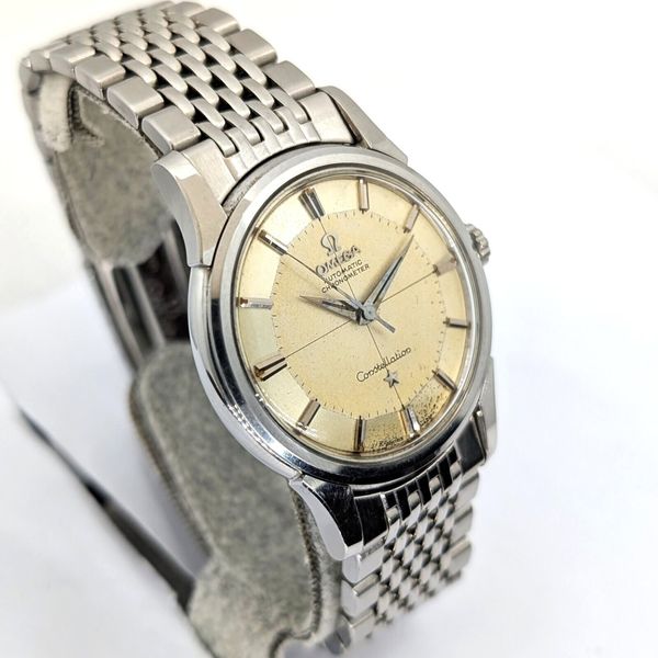 Omega 14381 Constellation Pie Pan Crosshair Automatic 34mm 1962 ...