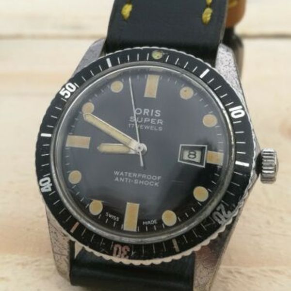 Rare Vintage Oris 65 Super 17 Jewels Diver Watch Cal. KIF 484 ...