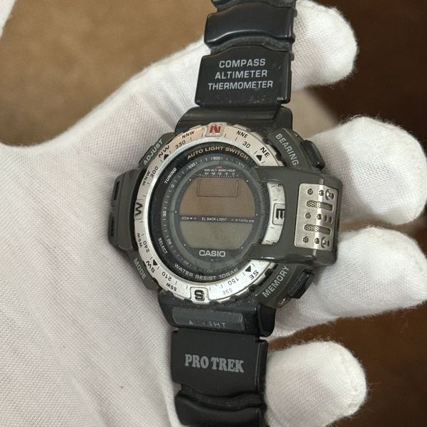 Rare Vintage Casio Pro Trek PRT-40 Triple Sensor Digital Menâ s Sports ...
