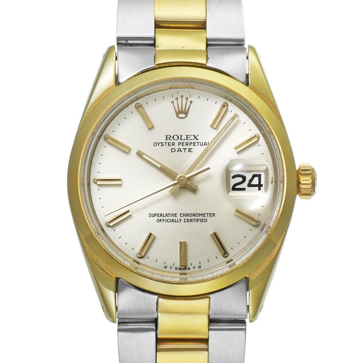 ROLEX Oyster Perpetual Date Ref.ROLEX / 1550 Antique Watches Bracelets ...