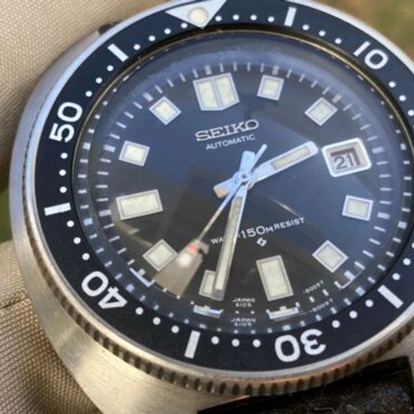 RARE New Old Stock! SEIKO 6105-8110 Apocalypse Now Capt. Willard Watch ...