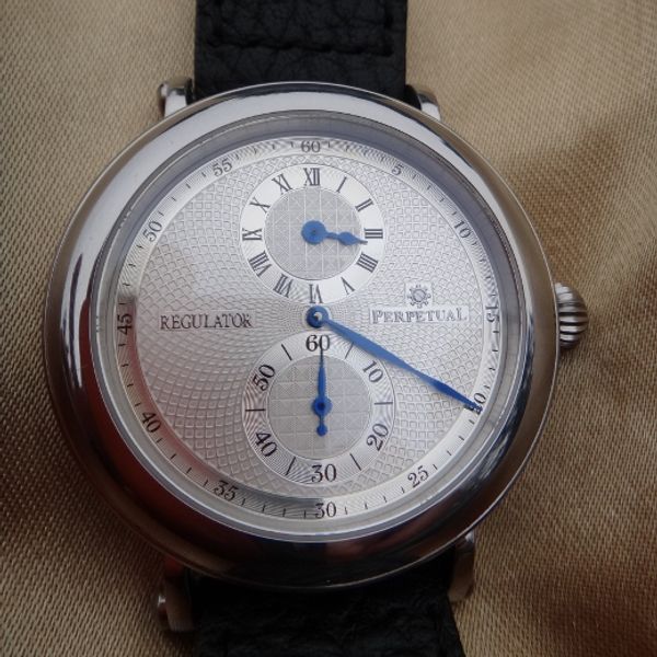 FS: Perpetual Regulator Silver, w/ 2 sub-dials, Blued-steel hands ...