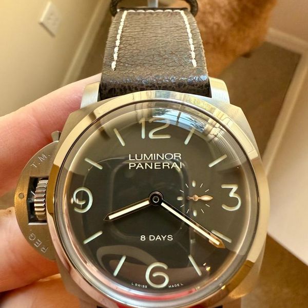 Panerai 368 8-Day Destro Limited Edition $7250 | WatchCharts Marketplace
