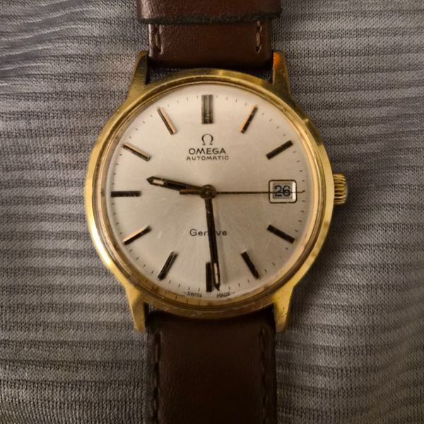 VINTAGE OMEGA GENÃ VE AUTOMATIC DATE - GOLD PLATED - 1960s/70s ...