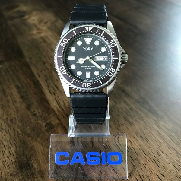 Vintage 1988 Casio MD-501 Submariner 100M Diver Watch, Made in Japan ...
