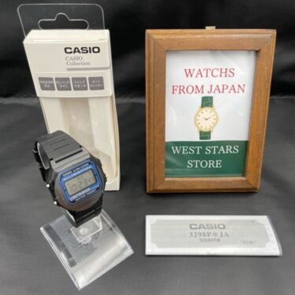 CASIO F-105W-1AWJH Classic Digital Watch Black Resin Band Day/Date ...