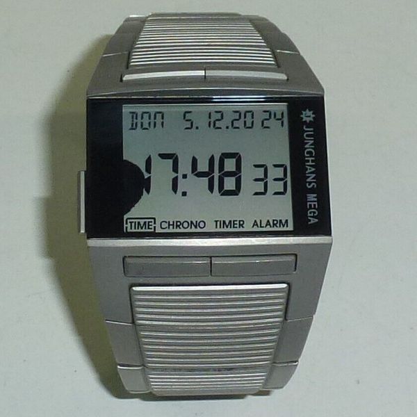 Junghans Mega 1000 with Metal Strap, Faulty | WatchCharts Marketplace