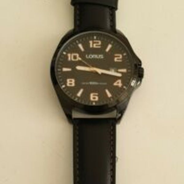 LORUS by SEIKO PC32-X040 BLACK DIAL GENTS WATCH | WatchCharts Marketplace