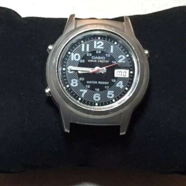 AUTHENTIC “CASIO 4756” WVO-140A Watch Wave Ceptor Men Analog-Digital ...