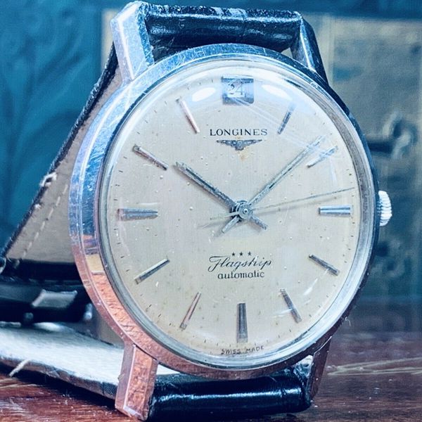 1969 LONGINES FLAGSHIP AUTOMATIC MAN’S WRIST WATCH Fine Cond Cal.941 ...