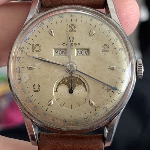 SOLD Vintage Omega Cosmic Triple Date, Ref. 2471-2, Steel | WatchCharts ...