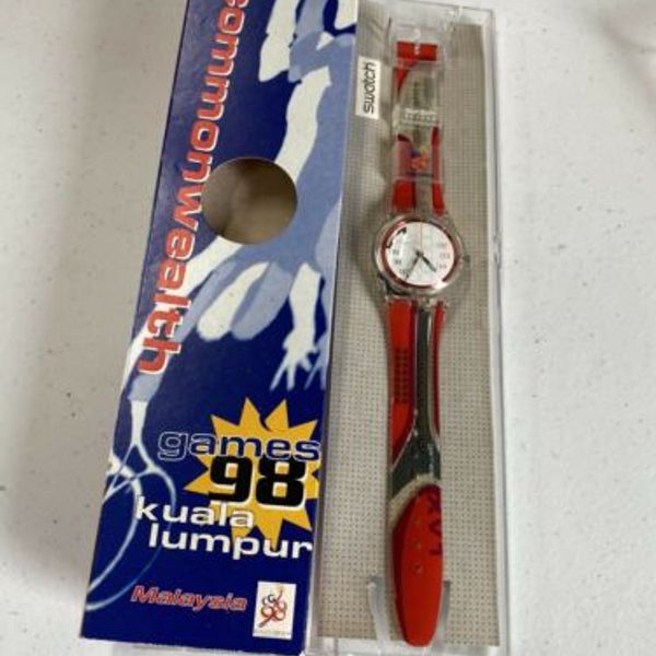 1998 SWATCH WATCH SKK108 MENANG COMMONWEALTH GAMES 98 KUALA LUMPUR | WatchCharts Marketplace