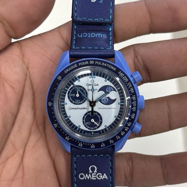 Omega x Swatch Mission to the Super Moon Moonphase New w/ receipt and ...
