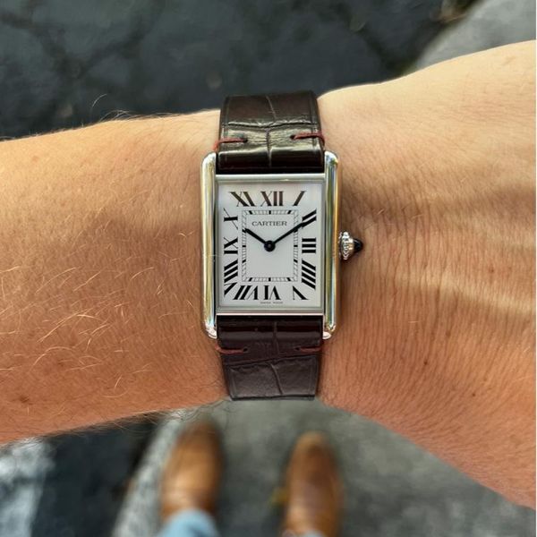 Cartier Tank SolarBeat Large $3,100 | WatchCharts