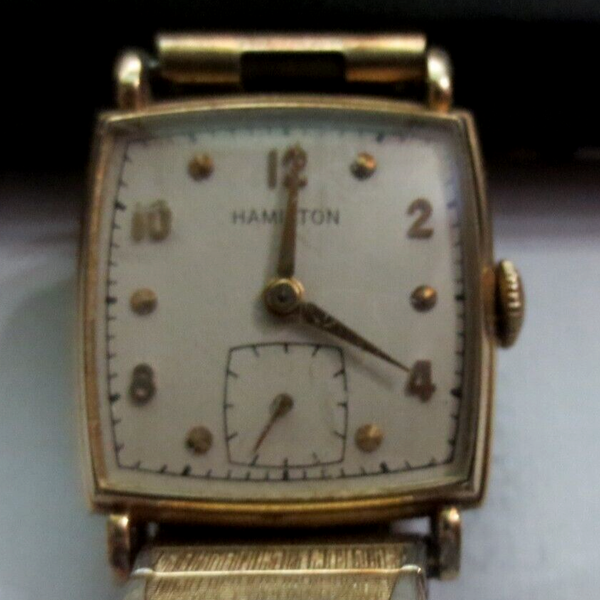 Vintage Hamilton 14K Gold Filled Case Manual Wind 17 Jewels 747 Wrist ...