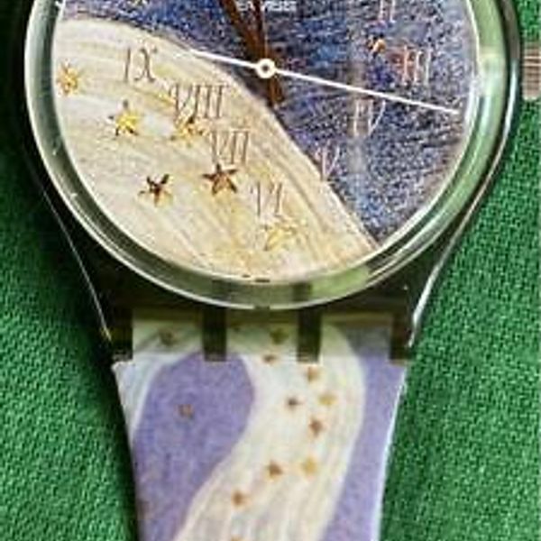Swatch Star Angel Universe With Case | WatchCharts Marketplace