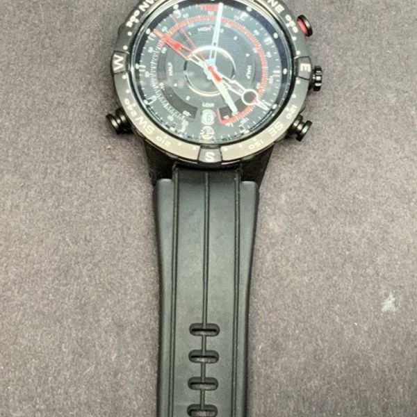 TIMEX T45581 EXPEDITION E-TIDE WITH TEMP & COMPASS SILICONE, Working ...